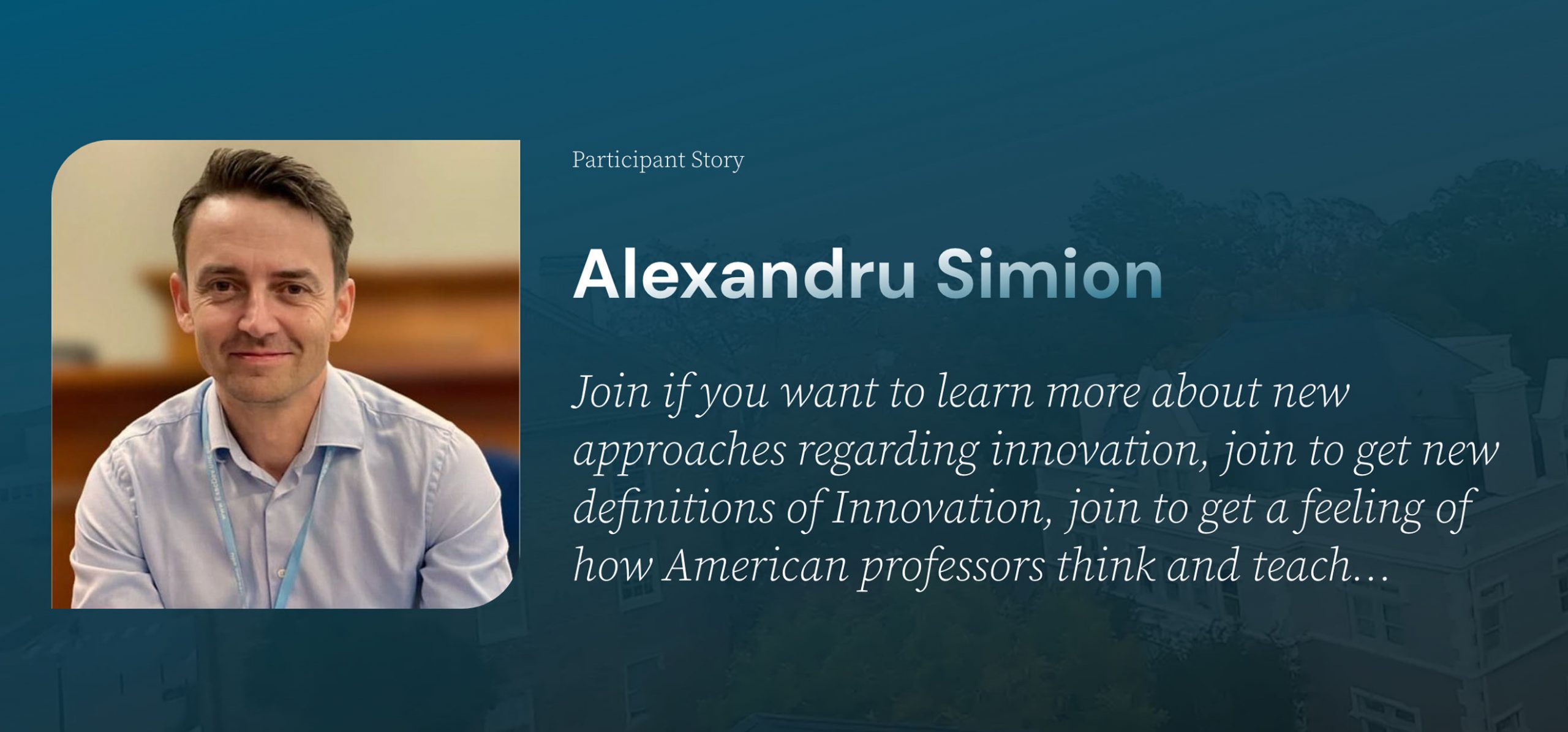 Alexandru Simion - Executive Education